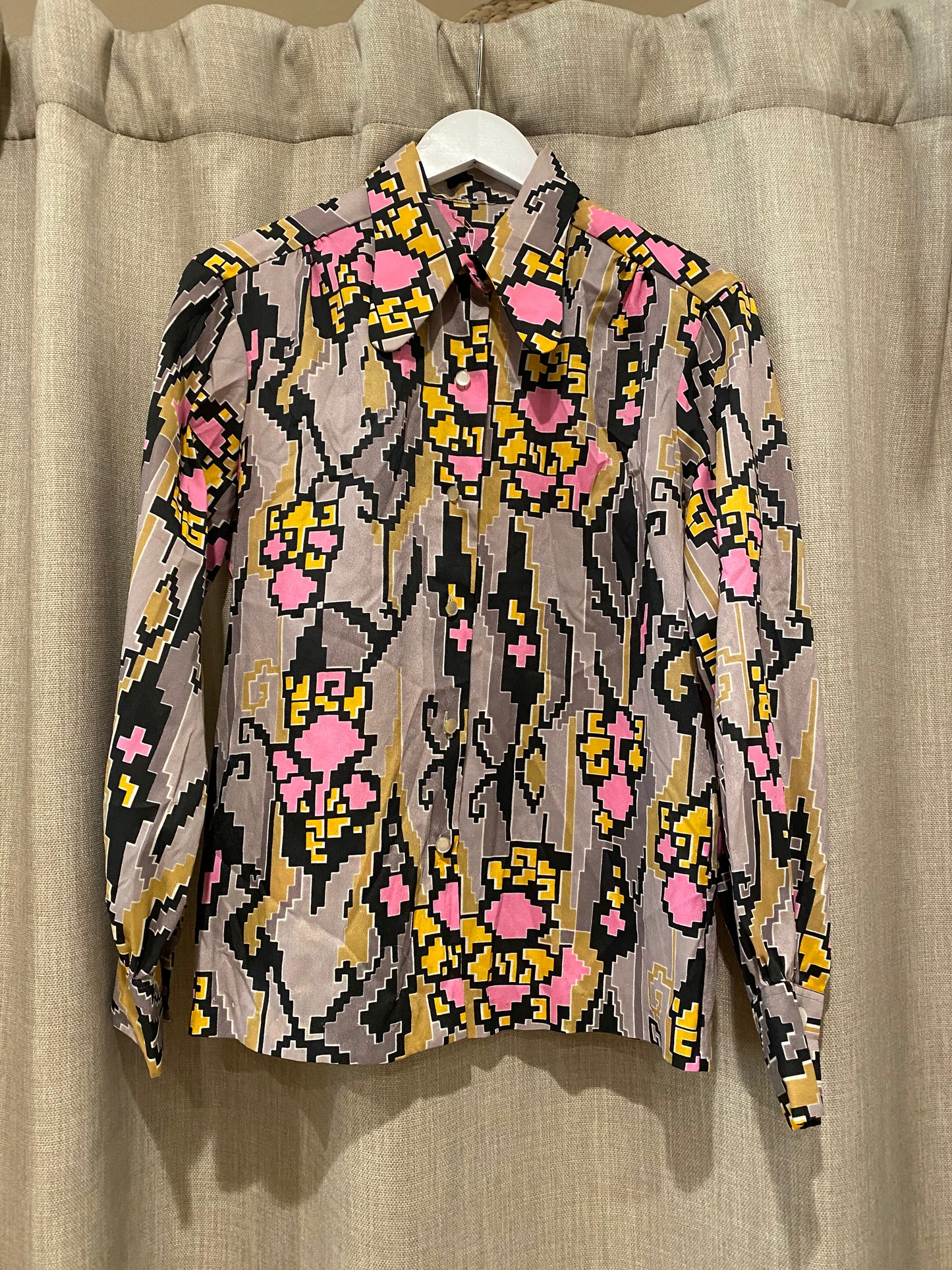 Gabriella Top, 1970’s, 42” Bust – DamnAgedVintage